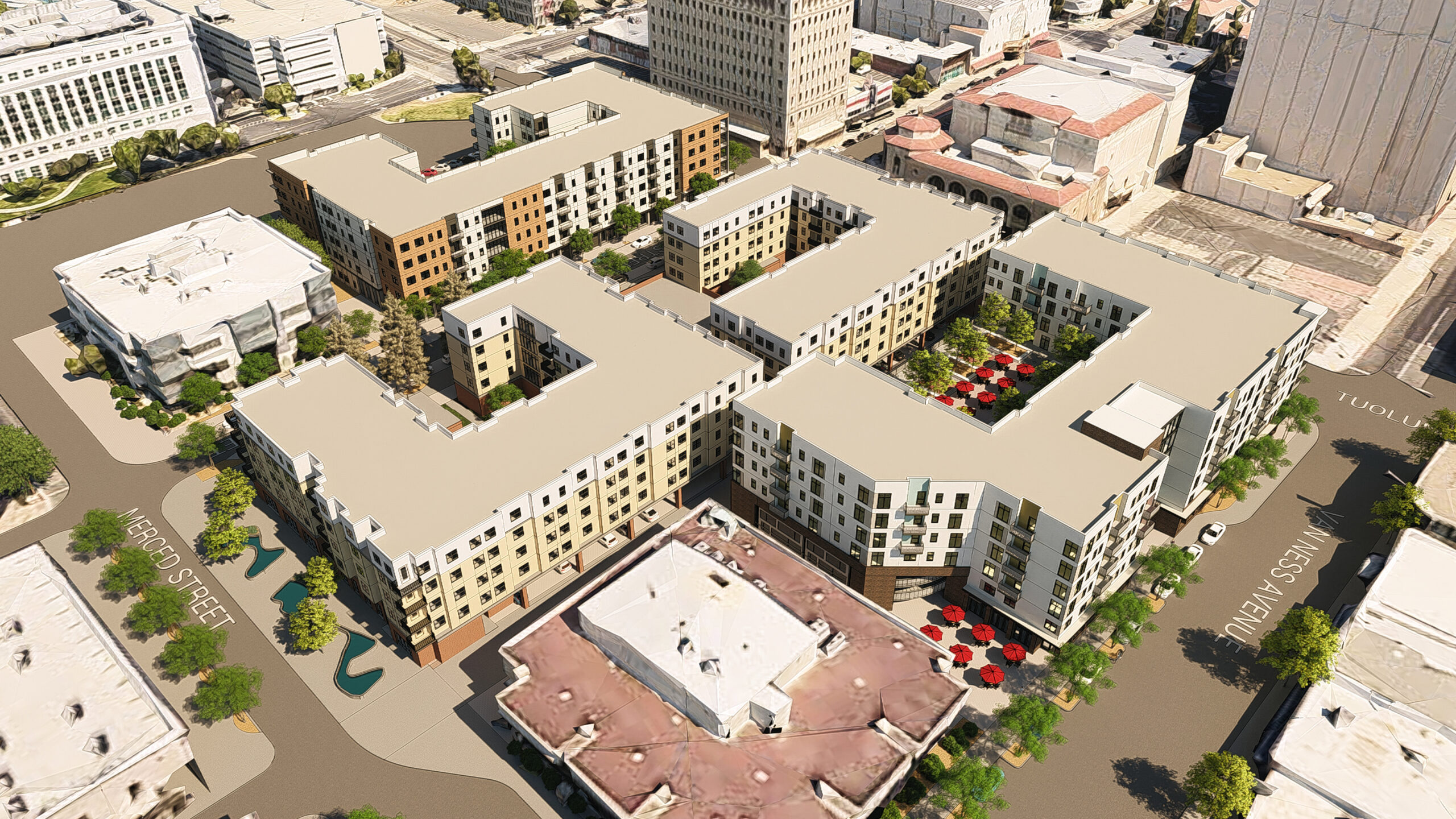 Downtown Fresno Master Plan: Mogavero Architects' Vision for Affordable ...